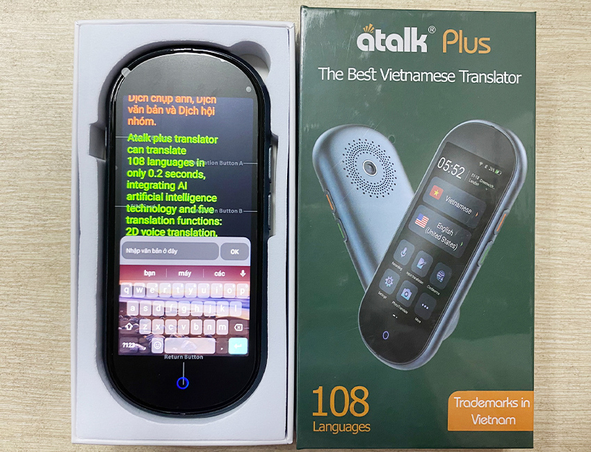Máy Phiên Dịch đi du lịch Atalk Plus và Atalk Go Tốt Nhất | KTPM